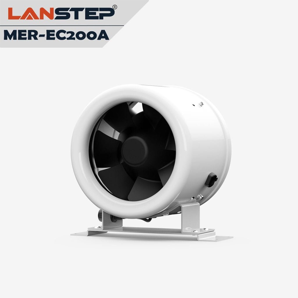 MER-EC200A-8 inch TurboVent Inline Duct Fans with EC Motor | Optimal ...